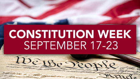 Constitution Week - Senator Argall